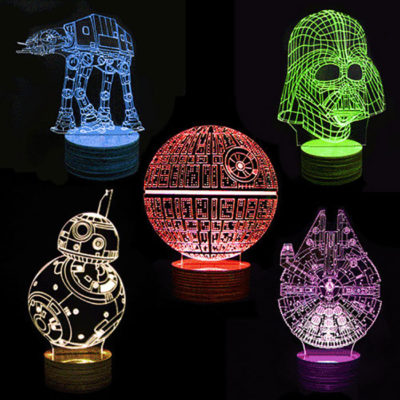 Star Wars 3D LED Lamps