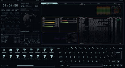eDEX-UI: A Fully Functioning Sci-Fi Inspired Terminal and System Monitor