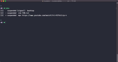 HOW TO: Background and Foreground Processes