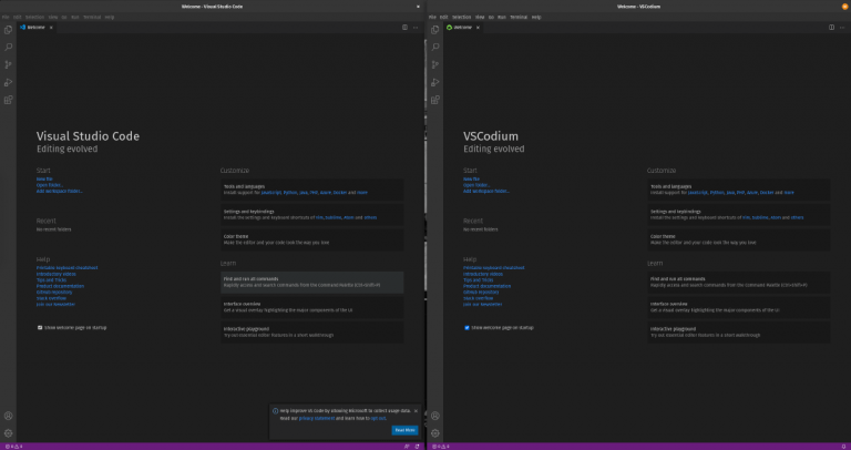 Vscodium Un Fork De Visual Studio Code 100 Open Source